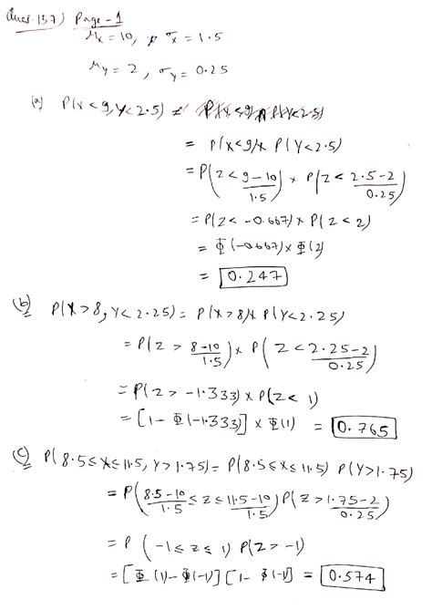 Solved Let X Be A Normal Random Variable With U And A And Y Be