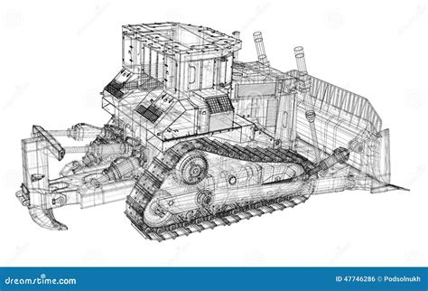 Loader Stock Illustration Illustration Of Model Heavy 47746286