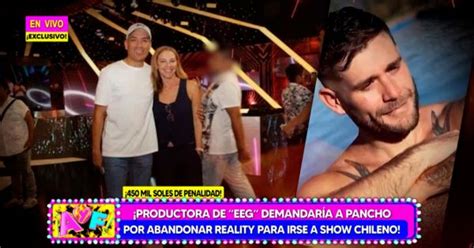 Pancho Rodríguez productora de EEG lo demandaría por abandonar reality