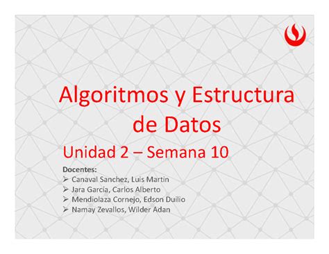 Semana 10 Arboles Binarios Unidad 2 Semana 10 Algoritmos Y Estructura De Datos Docentes
