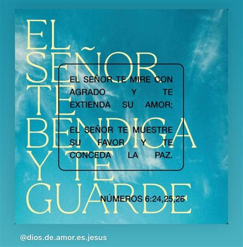 Dios Te Bendiga Palabra De Vida Paz Frases Sabias