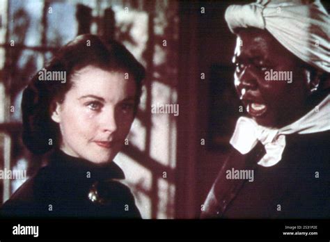 Gone With The Wind Vivien Leigh Hattie Mcdaniel Date Stock Photo