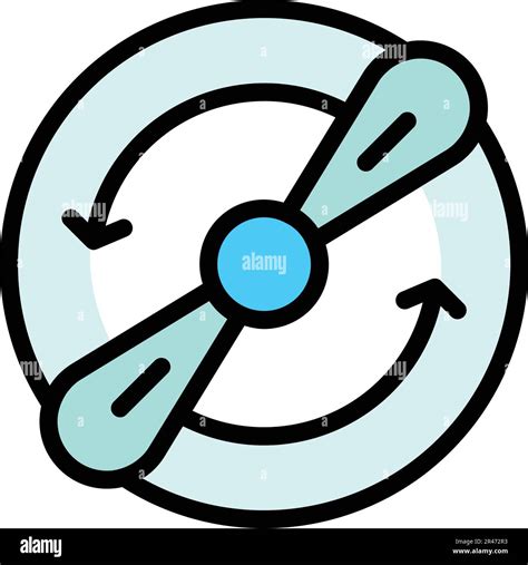 Drone Propeller Icon Outline Drone Propeller Vector Icon For Web