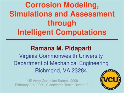 Pdf Corrosion Modeling Simulations And Assessment Through