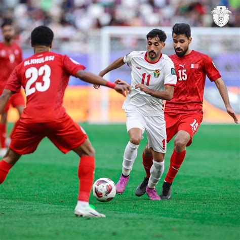 رغم الخسارة من البحرين بهدف دون رد منتخب النشامى يتأهل إلى دور الـ