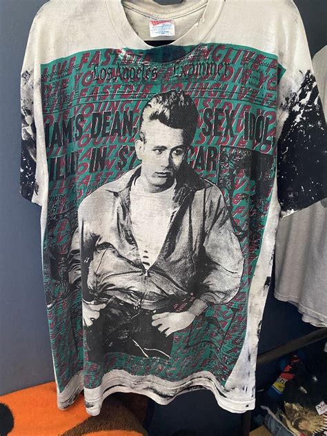 Vintage James Dean Mosquito Head Tee Shirt 90s Mosq Gem