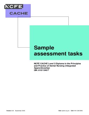 Fillable Online Sample Assessment Tasks Fax Email Print PdfFiller