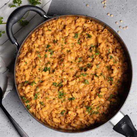 Vegetarian Hamburger Helper Oh Snap Macros
