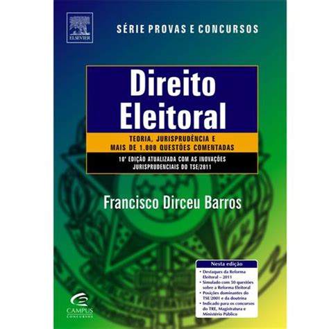 Livro Direito Eleitoral Francisco Dirceu Barros Direito No