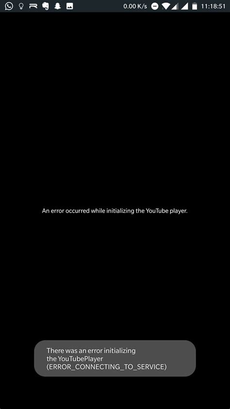 youtube in relay stopped working a few days ago after an update r