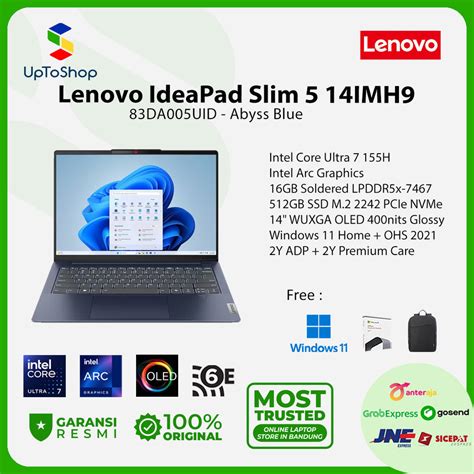 Jual Lenovo Ideapad Slim Imh Uid Core Ultra H Gb Gb W Ohs Shopee Indonesia