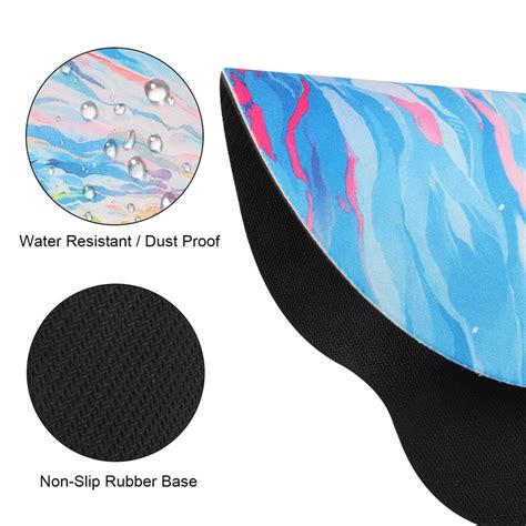 Cmhoo Ergonomic Mouse Pad Wrist Rest Pad With Wrist Support Memory Gel