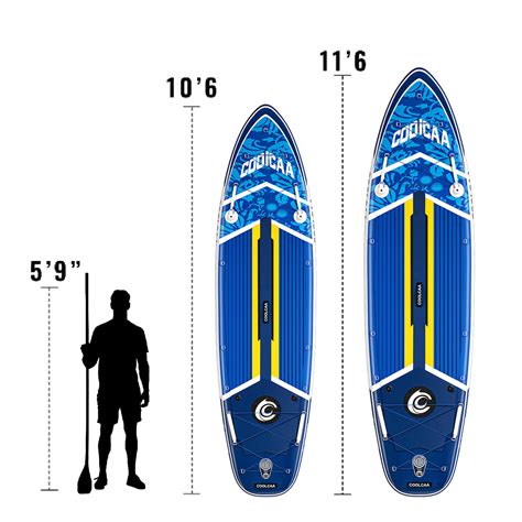 106116 Inflatable Stand Up Paddle Board Coolcaa Explorer