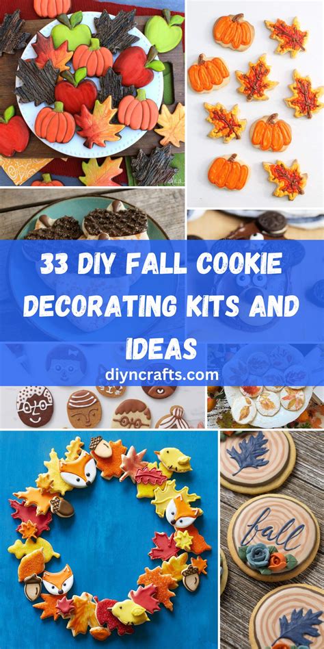 33 Diy Fall Cookie Decorating Kits And Ideas Diy And Crafts