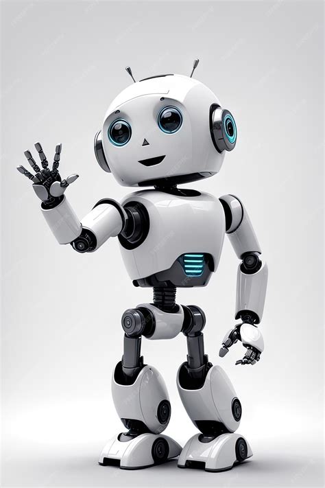 Premium Photo Robot 3d Robot Saluting