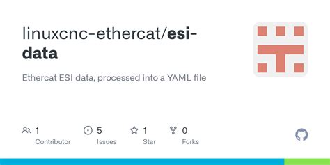 GitHub Linuxcnc Ethercat Esi Data Ethercat ESI Data Processed Into