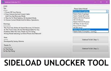 Sideload Unlocker Tool V11 Xiaomi Download Latest Miui 13