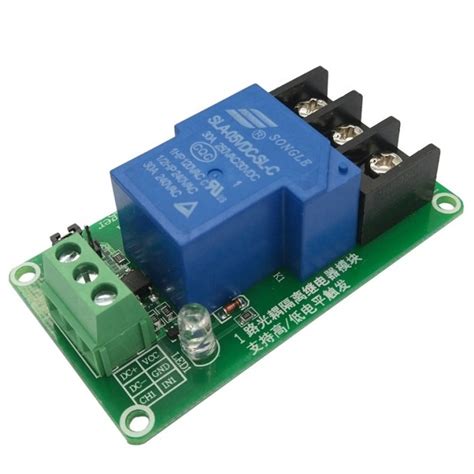 Jual Relay Module Arduino 1ch 30a Input Bisa High Dan Low Active