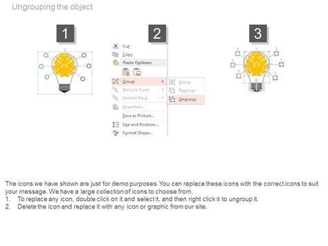 Bulb With Brain And Six Steps Powerpoint Slides