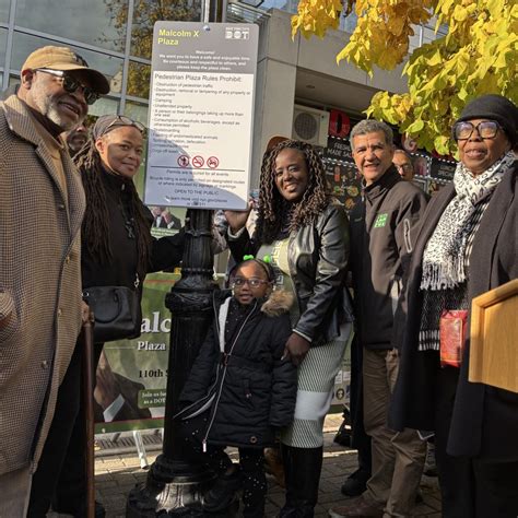 Oficializan La Plaza Malcolm X En Harlem
