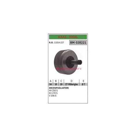 Cloche d embrayage KAAZ débroussailleuse HV 250 S KV 270 S 028221 E