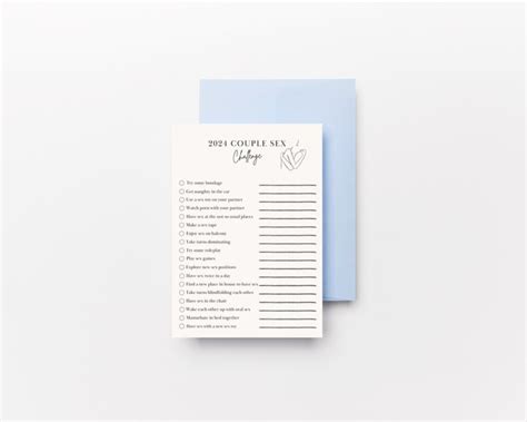 Couples Sex Challenge Printable Kinky Sex Challenge For Couples To Spice Up Your Bedroom