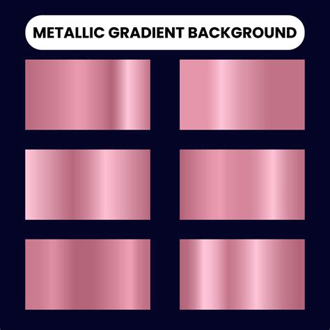 Collection Of Pink Metallic Gradient Background 12473754 Vector Art At Vecteezy