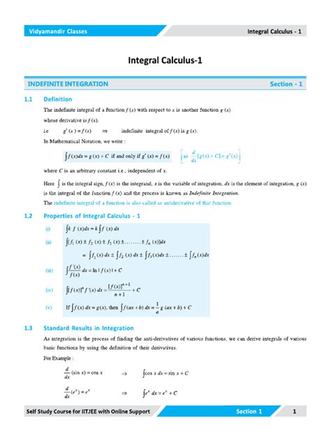 Integral Calculus 1module Pdf