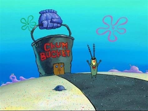 Spongebob Background Chum Bucket Plankton Chum Bucket Spongebob