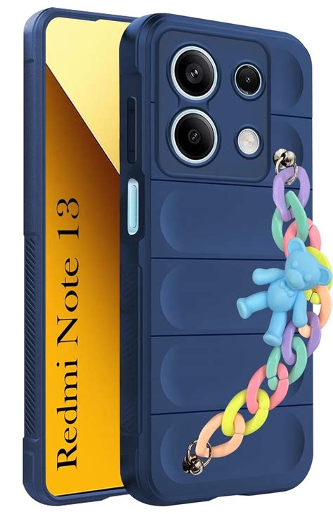 Jkobi Xiaomi Redmi Note G Back Cover For Girls Case With Bracelet Wrist Hanging Chain