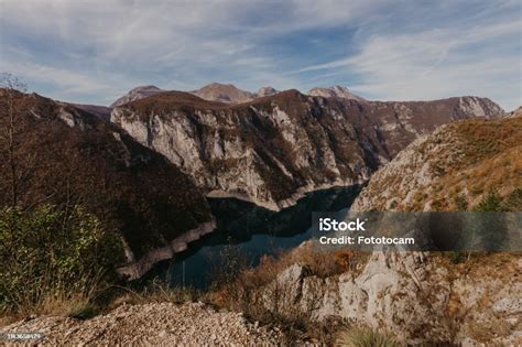 피 바 강 그레이트 캐니 언 전망 위치 장소 국립 공원 Durmitor 플 러 그 타운 몬테네그로 발칸 반도 유럽 인기 있는