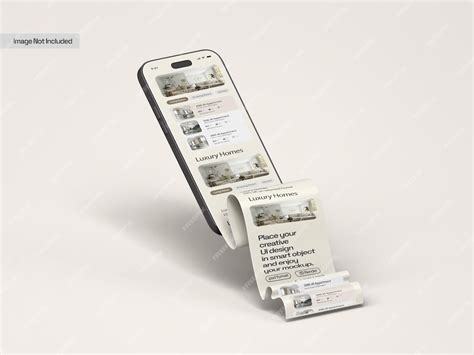 Premium Psd Long Scroll Extended Screen Smartphone Mockup