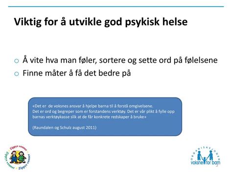 Psykisk helse en tilstand av velbefinnende hvor den enkelte kan få