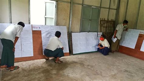 နတ်မောက်မြို့နယ်တွင် ၂၀၂၀ပြည့်နှစ် ပါတီစုံဒီမိုကရေစီအထွေထွေရွေးကောက်ပွဲအတွက် မဲဆန္ဒရှင် စာရင်းမ