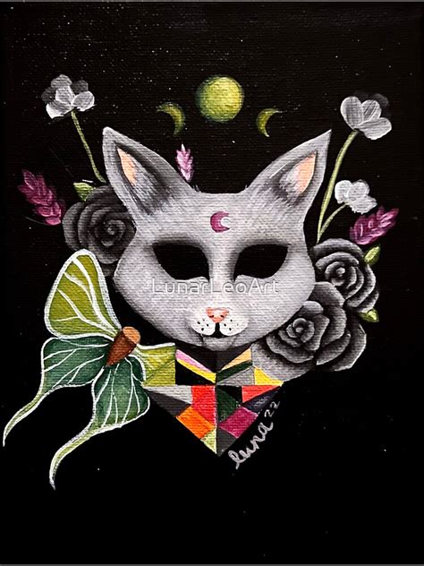 Phantom Fox Sticker For Sale By LunarLeoArt Redbubble