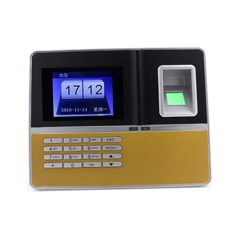 Chinese And English Fingerprint Time And Attendance Machine Reliable