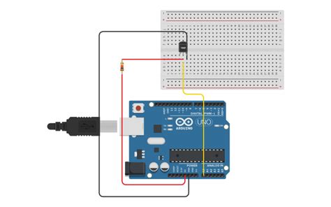 Circuit Design Temperature Tinkercad