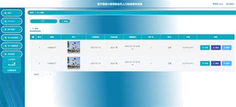 计算机毕设项目源代码 ssm基于微信小程序的走失人口信息发布系统 csdn博客