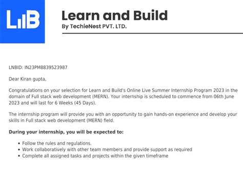 Kiran Gupta On Linkedin Internship Learn Intership Full