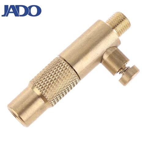 Jado ทองเหลืองยางรถวาล์วเป่าลมจับคู่ปั๊มอัตโนมัติตัวปรับแคลมป์ยึด