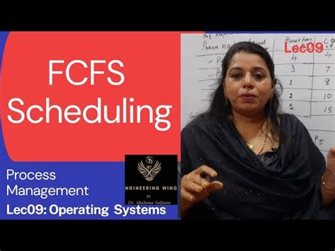 Lec FCFS Scheduling With An Example YouTube