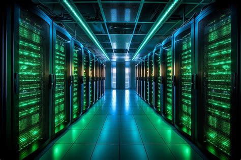 Premium Photo System Administrators Or Sysadmins Are Servicing Server Racks