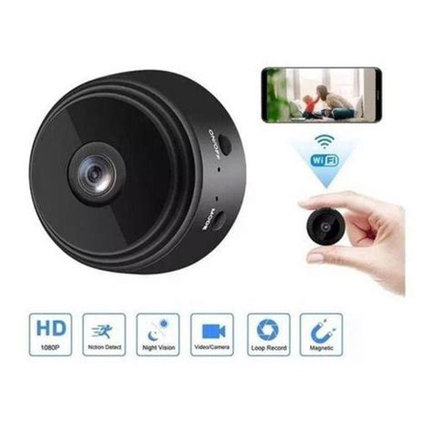 Mini Câmera Espiã Wifi A9 Visão Noturna Com Gravador De Voz Câmera