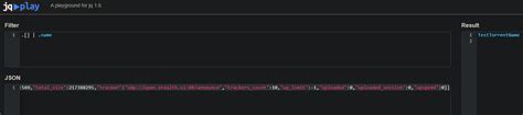 Json Filtering Array Using Curl QBittorrent Web API Stack Overflow