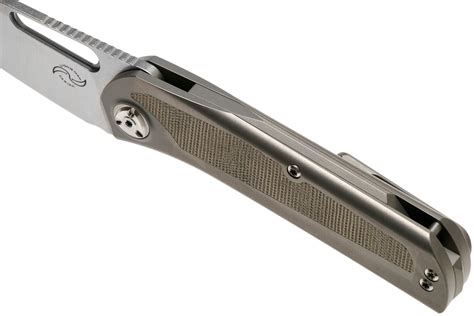 Liong Mah KUF V2 Kitchen Utility Folder Green Canvas Micarta Pocket