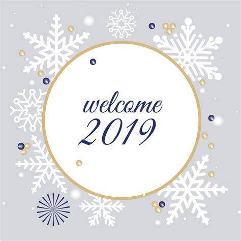 Vector New Year Greeting Card Design Vector Art At Vecteezy