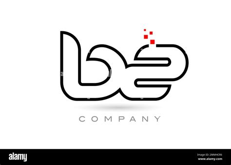 Bz Connected Alphabet Letter Logo Icon Combination Design With Dots And