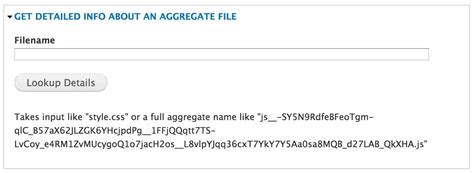 Use Advagg Information Tab To Debug Or Optimize Css And Js Aggregates In Drupal 7 Four Kitchens