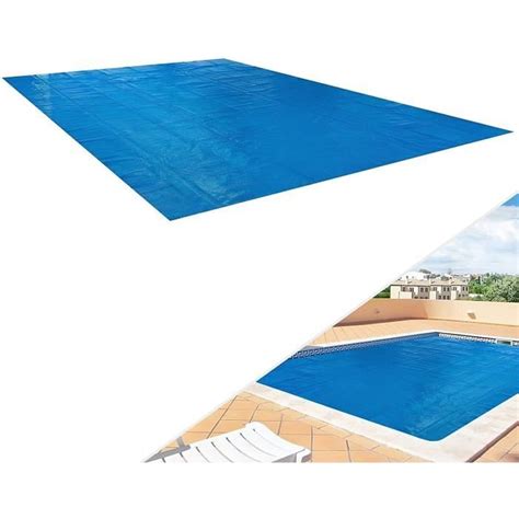Bâche Solaire Piscine Coussins Chauffants Solaires Rectangulaires