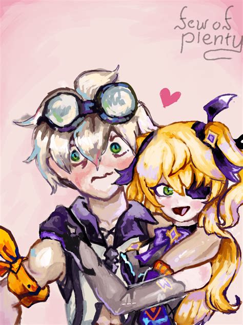 Bennett X Fischl Fanart Rgenshinimpact
